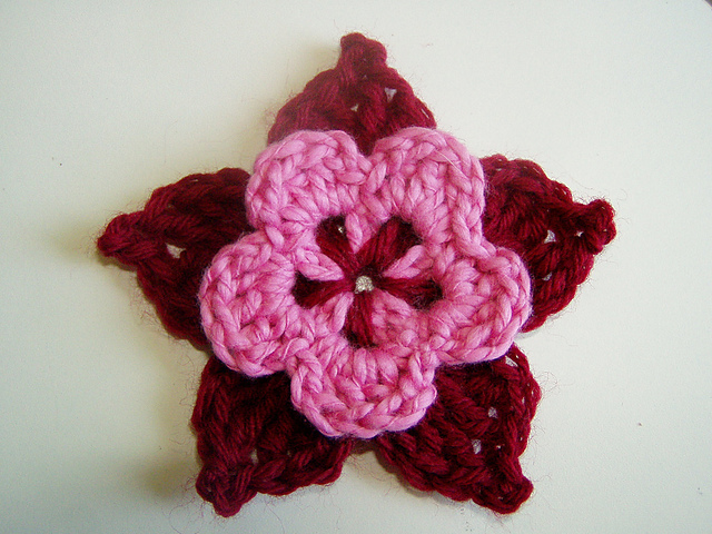 Ravelry: Crochet Picot Flower pattern by Julie Armstrong Holetz