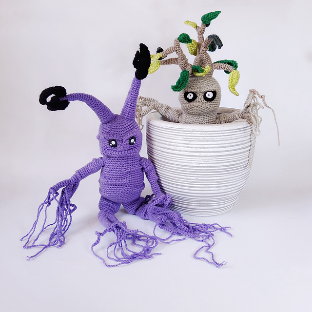 Ravelry: Mandrake Sapling pattern by Skein Spider