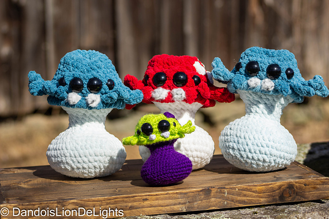 Ravelry: Maurice the Spider Shroom pattern by Shawna Dandois