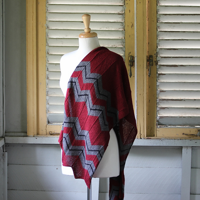 Ravelry: Alpaca Deco Wrap pattern by Sian Price-White