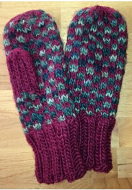 Ravelry: #51 Super Warm Slip Stitch Mittens pattern by Roxana Bartlett