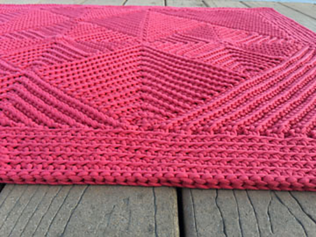 Ravelry: Astoria Textured Rug pattern by Stacey Tallman
