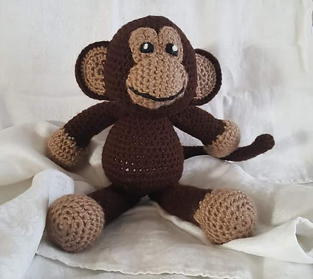 Ravelry: Huggable Crochet Monkey pattern by Crochety Lady Creations