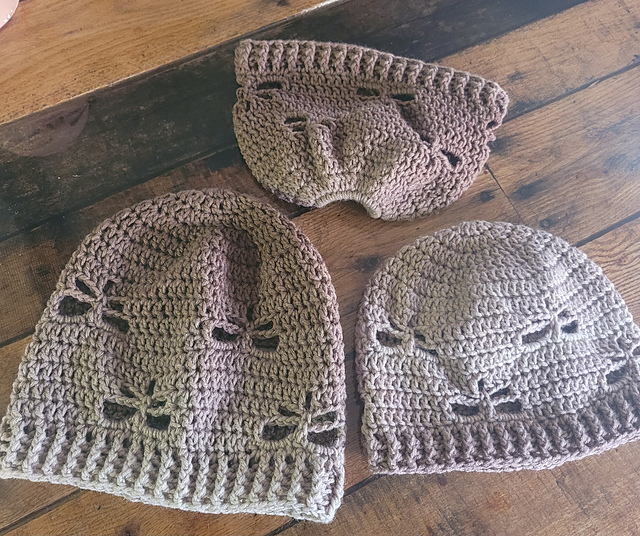 Ravelry: Dragonfly Hats pattern by Raechel Kammers