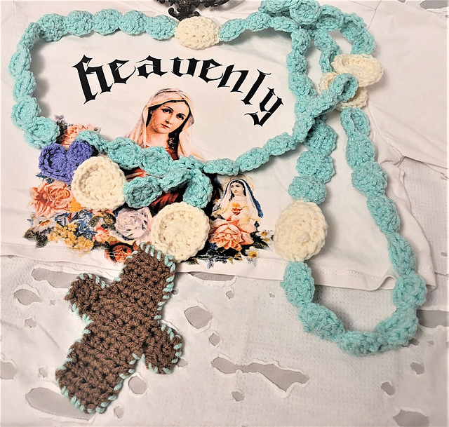 Ravelry: Crochet Wall Rosary pattern by Stephani Grace Miller