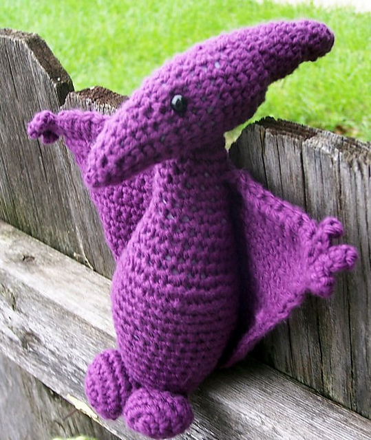 Ravelry: Pterry Pterodactyl pattern by Breanna Krueger