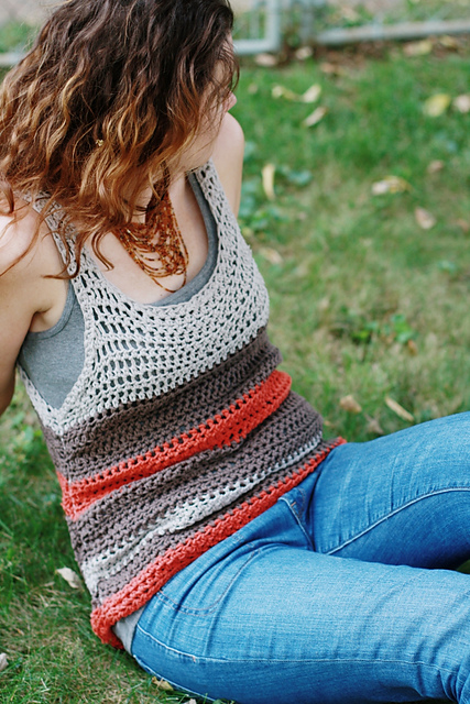 Ravelry: Striped Tank pattern by Rachael Oglesby