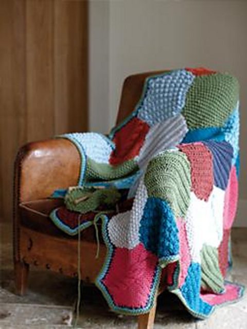 Ravelry: Patchwork Throw pattern by Erika Knight