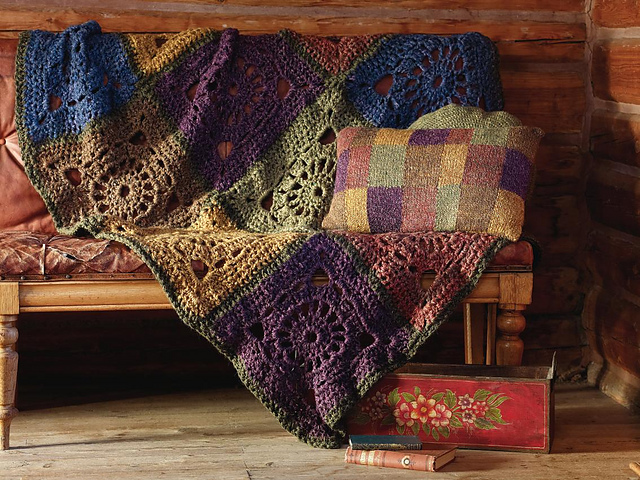 Ravelry: Crochet Squares Throw pattern by Marie Wallin