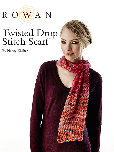 Ravelry: Twisted Drop Stitch Scarf pattern by Nancy Kleiber