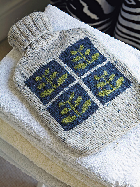 Ravelry: Spring Hot Water Bottle Cover pattern by Dee Hardwicke