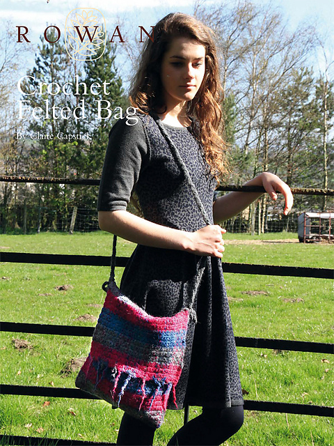 Ravelry: Crochet Felted bag pattern by Claire Capstick