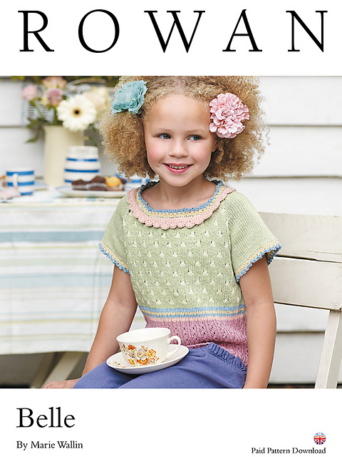 Ravelry: Belle Girl's Top pattern by Marie Wallin
