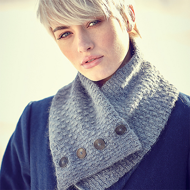 Ravelry: Button Down Scarf pattern by Andrea McHugh