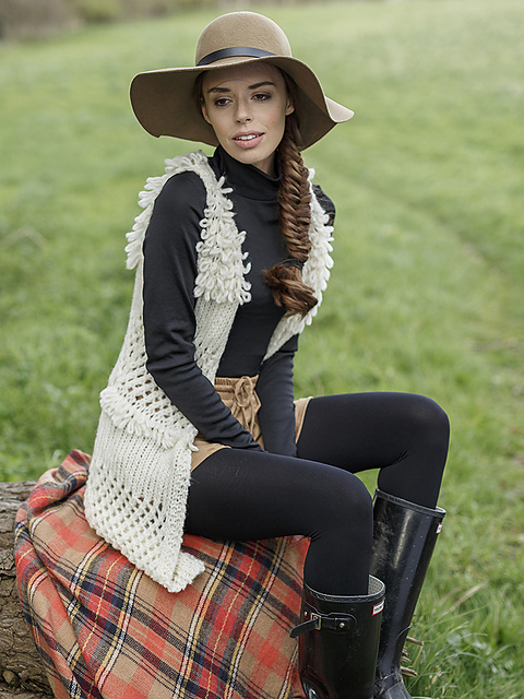 Ravelry: Bella Looped Cardigan pattern by Emily Platt