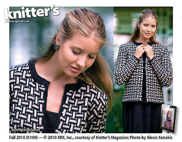 Ravelry: Basketweave / A Woven Jacket pattern by Jean Frost