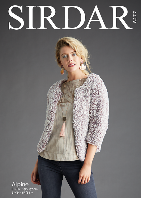 Ravelry: Woman's Cropped Cardigan 8277 pattern by Sirdar