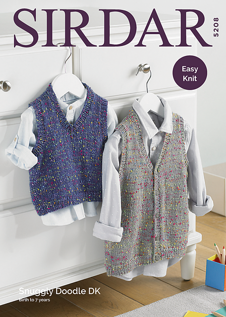 Ravelry: Vest and Waistcoat 5208 pattern by Sirdar