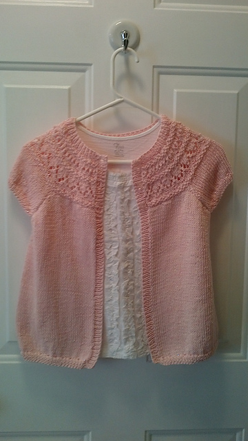 Ravelry: Lace Yoke Cardigan pattern by Sirdar