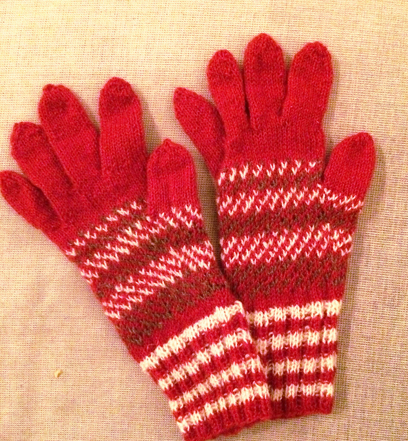 Ravelry: Men's wool gloves pattern by Sonja Lehto