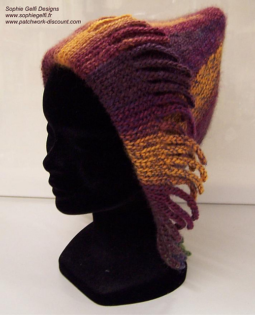 Ravelry: Sunset Fancy Hat pattern by Sophie GELFI Designs