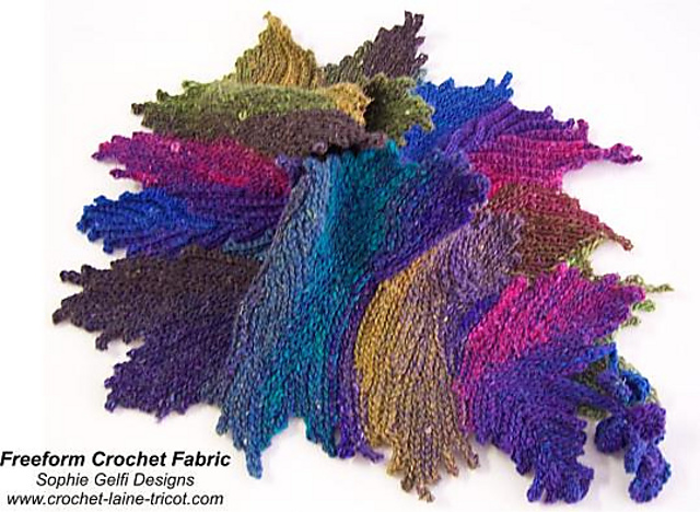 Ravelry: Tuto 4 Freeform Fabric pattern by Sophie GELFI Designs