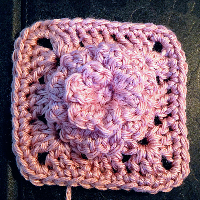 Ravelry: Rose Flower Square pattern by Iris Dongo of Southern Belle Crochet