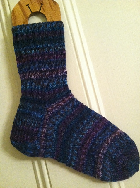 Ravelry: sparkythedog's Blue patterned socks