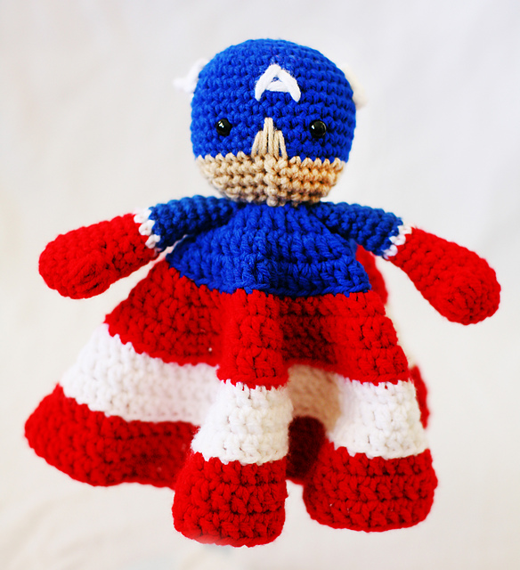 Ravelry: CAPTAIN 'MERICA Blanket Buddy pattern by Amy McC Anderson