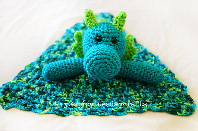 Ravelry: Dandy Dragon Blanket Buddy pattern by Amy McC Anderson