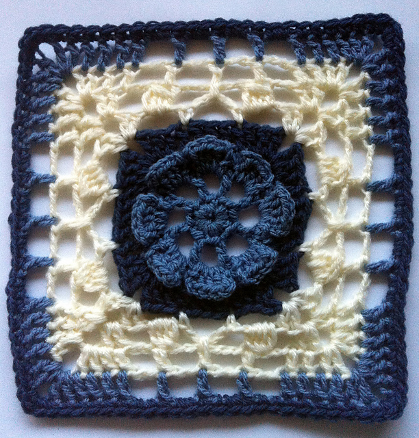 Ravelry: Garden Trellis 6" Granny Square pattern by Shelley Husband