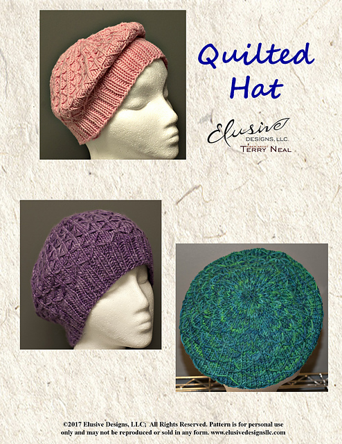 Ravelry: Quilted Hat pattern by Terry Neal