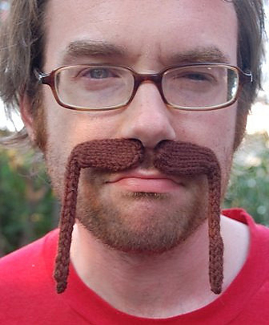 Ravelry: Fu Manchu Mustache pattern by Robyn Wade