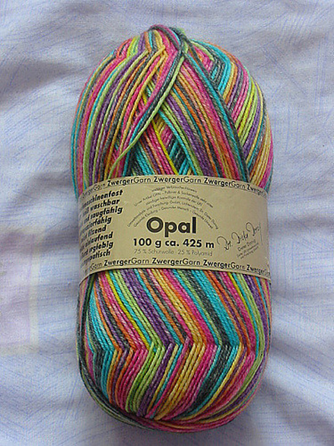 Ravelry: Zwerger Garn Opal Regenbogen / Rainbow 4-fach / 4-ply