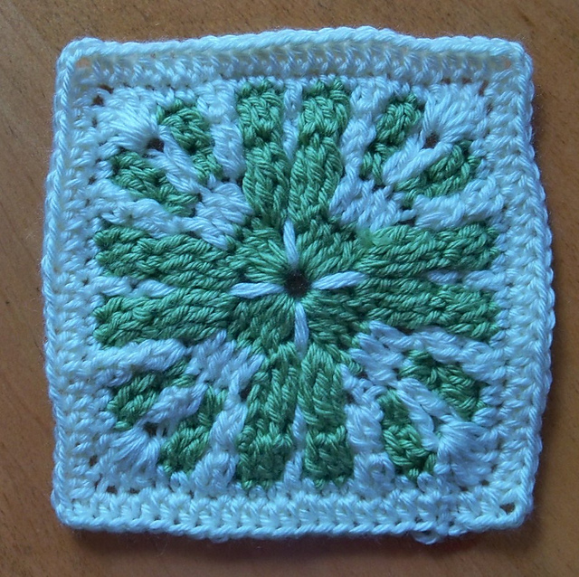 Ravelry: Intersection 6 inch Square pattern by Cynthia Boylan