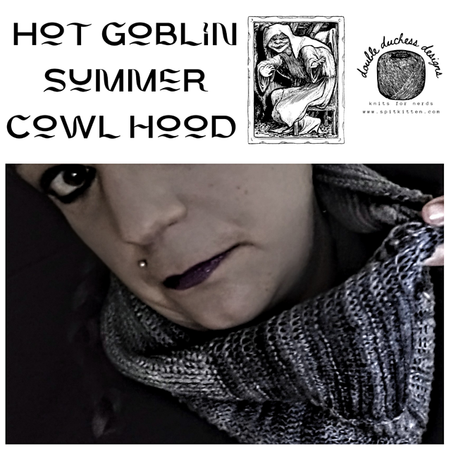 Ravelry: Hot Goblin Summer Cowl Hood pattern by Ren GS