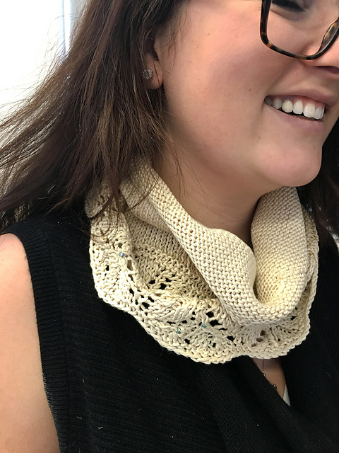 Ravelry: Drooping Elm Leaf Cowl pattern by Sean Riley