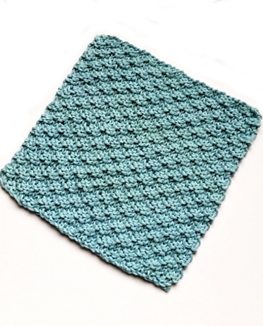 Ravelry: Easy Double Seed Washcloth pattern by Twisted Fibers