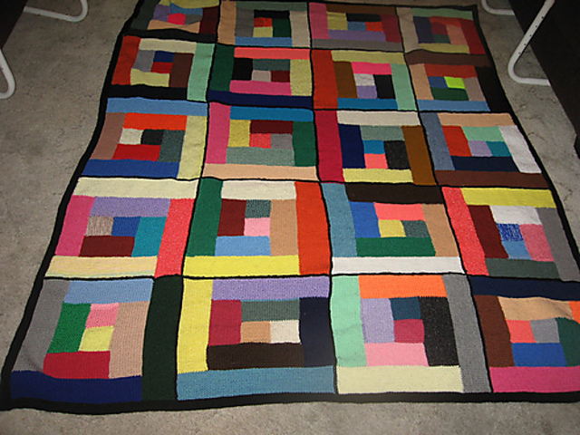 Ravelry: Log Cabin Blanket pattern by Sigrun Jones
