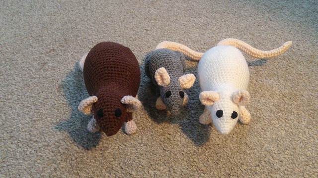 Ravelry: Radical Rat pattern by Fiona Matters