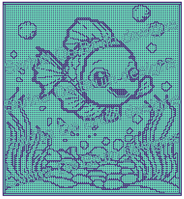 Ravelry: Interlocking Friendly fish pattern by Sarina De Bruin