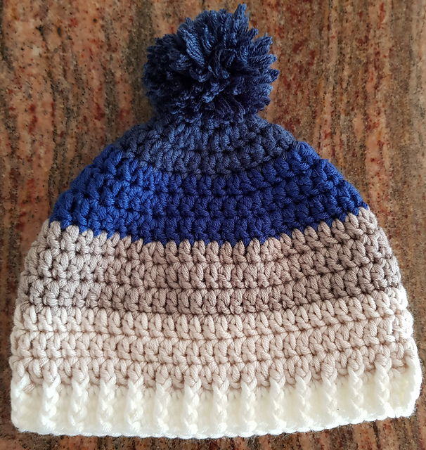 Ravelry: Easy Crochet Beanie with Rib Band pattern by Stacey Gough