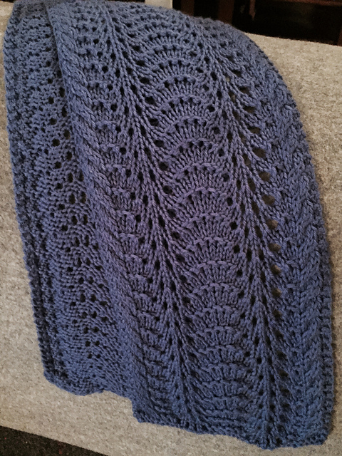 Ravelry: Lacy Cabled Scarf pattern by Sharon Turner