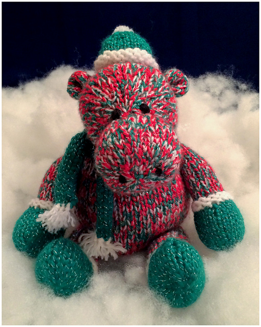 Ravelry: Hippopotamus for Christmas pattern by Wendy Slack