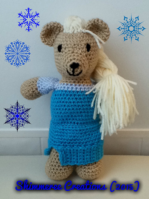Ravelry: Amigurumi Elsa Bear pattern by Jenn Mulherin