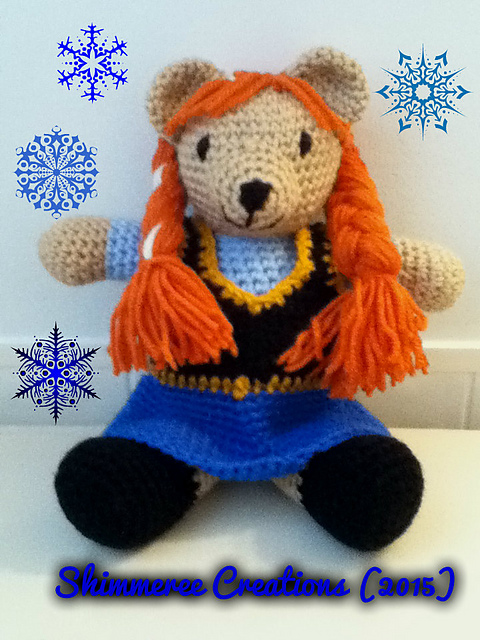 Ravelry: Amigurumi Anna Bear pattern by Jenn Mulherin