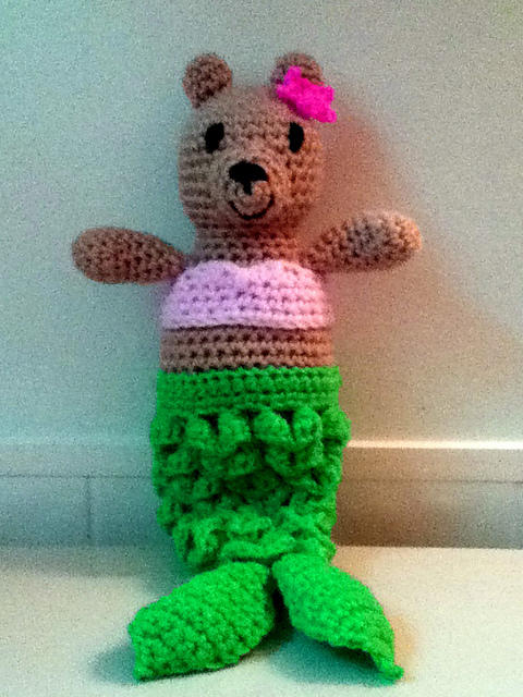 Ravelry: Amigurumi MerBear pattern by Jenn Mulherin