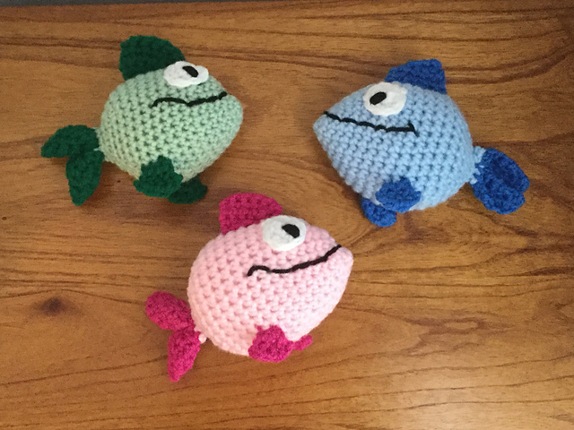 Ravelry: Amigurumi Funny Fish Plush pattern by Jenn Mulherin