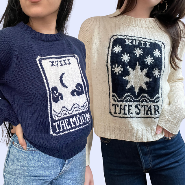 Ravelry: Tarot Card Sweater pattern by Tamara Jordan