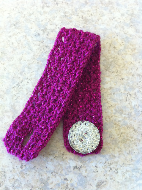 Ravelry: Easy Mesh Cuff Bracelet pattern by Michelle Veilleux